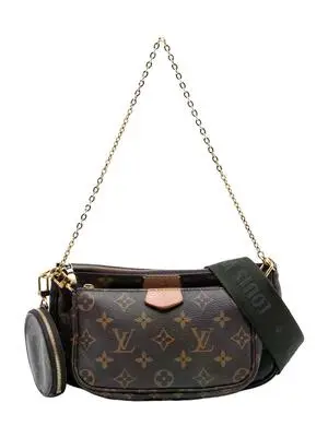 LOUIS VUITTON Monogram Multi Pochette Accessoires Satchel - Brown