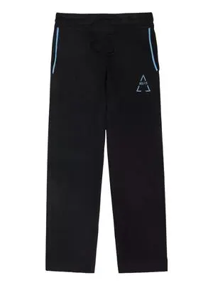 AN-Y1 Vita Logo-intarsia Cashmere Track Pants - Black