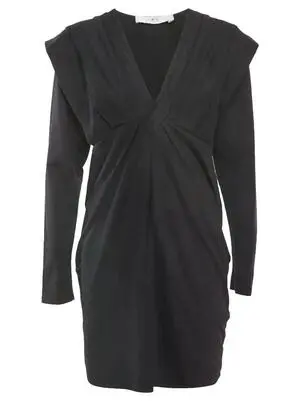 IRO PARIS Emylie Long-sleeved Mini Dress - Black