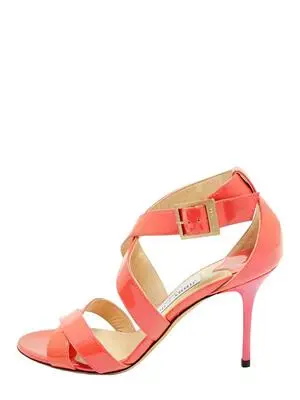 JIMMY CHOO Lottie Heeled Sandals - Orange