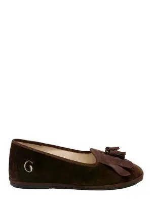 GONDOLINA Loita Logo Detail Loafers - Brown