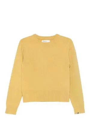 Extreme Cashmere Nº430 Jeanne Crew-Neck Sweater Yellow