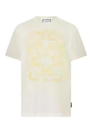 Philipp Plein Dragon Round-neck T-shirt - Neutrals