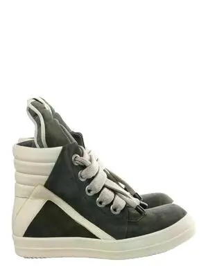 Rick Owens Jumbolace Geobasket Sneakers - Green