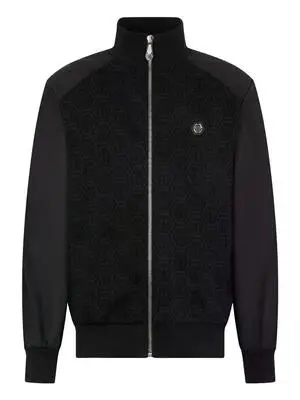 Philipp Plein Monogram Track Jacket - Black