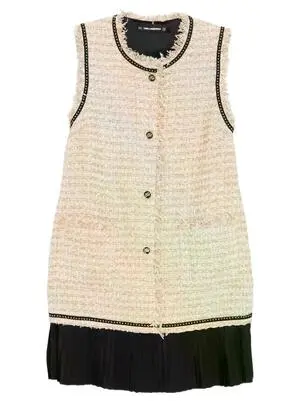 Karl Lagerfeld Boucle Mini Dress - Neutrals