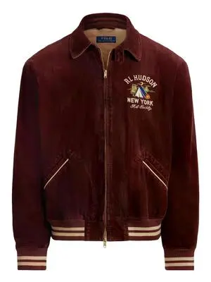Polo Ralph Lauren Embroidered Bomber Jacket - Red
