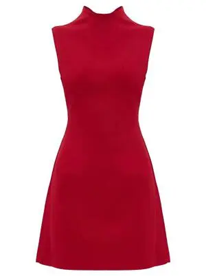 Cult Gaia Harlow High-neck Mini Dress - Red