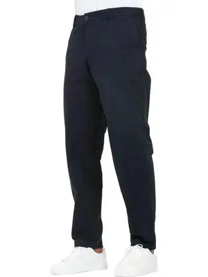 Armani Exchange Button Trousers - Blue