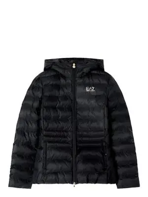 Emporio Armani Hooded Jacket - Black