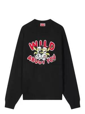 Kenzo Wild Tiger Sweater - Black