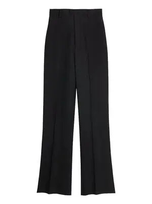 ARMARIUM Carlo Flared Trousers With Side Pockets - Black