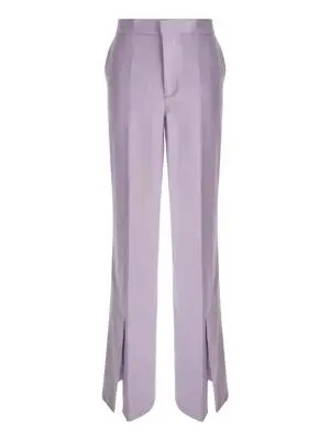 TWINSET Split-hem Pants - Purple