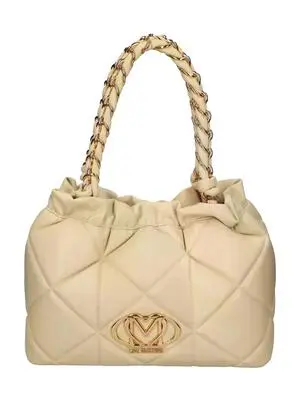 Moschino Logo-appliqué Tote Bag - Neutrals