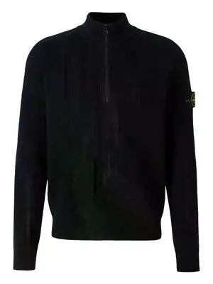 Stone Island High-neck Sweater - Blue