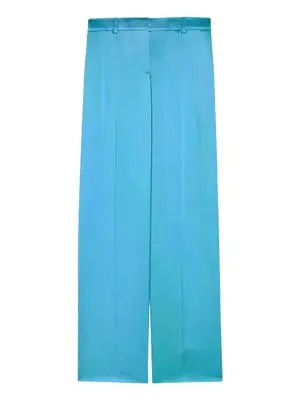 Stella McCartney Pleat-detail Tailored Trousers - Blue
