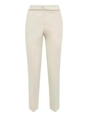 BLUGIRL Embellished Trousers - Neutrals