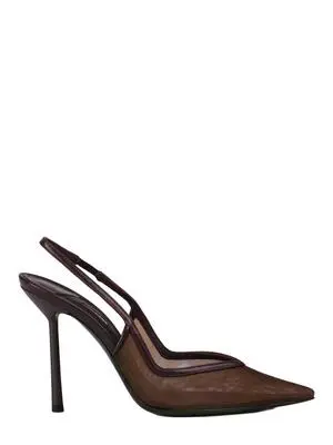 LE SILLA Vivienne Slingback Heeled Pumps - Brown