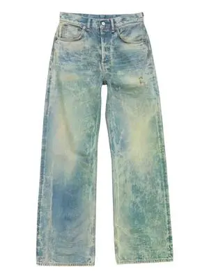 Acne Studios Distressed Five-pocket Jeans - Blue