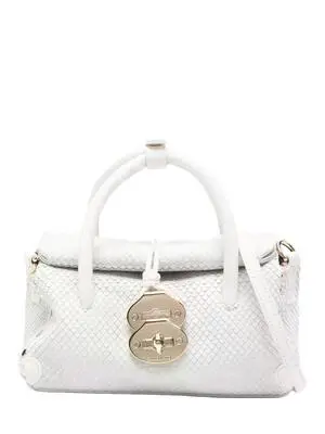 ZANELLATO Mini Dotta Top-handle Crossbody Bag - White