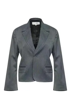 MAISON MARGIELA Notched-lapels Jacket - Grey