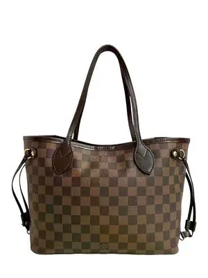 LOUIS VUITTON 2008 Damier Ebene Neverfull Pm Tote - Brown