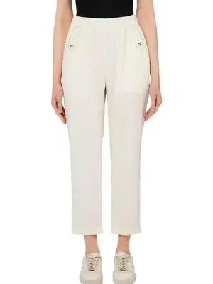 Liu Jo Cropped Trousers - White