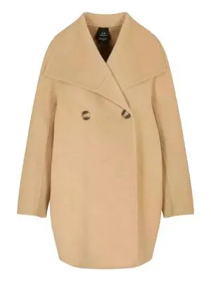 Armani Exchange Double-breasted Coat - Neutrals