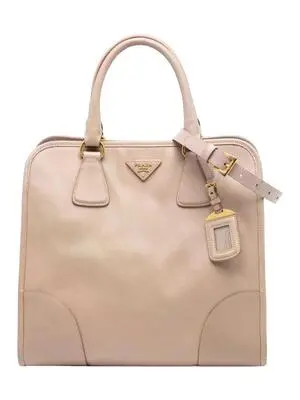 Prada Saffiano Lux Shopping Tote - Pink