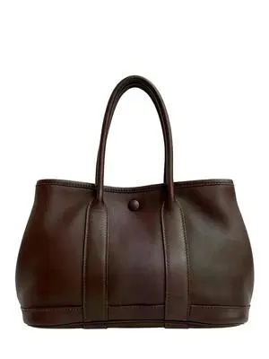 Hermès 2004 Swift Leather Garden Party 23 Tote Bag - Brown