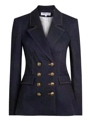 Veronica Beard Claude Dickey Double-breasted Blazer - Blue