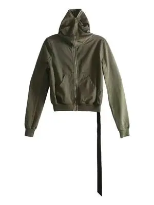 Rick Owens Zip-up Hoodie - Green