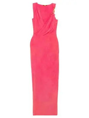 Balmain Draped Sleeveless Dress - Pink