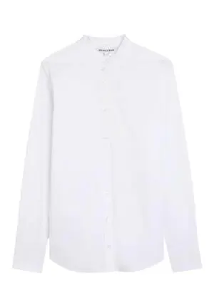 Veronica Beard Bays Frill Buttoned Shirt - White
