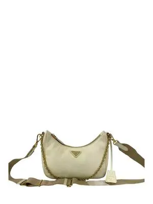 Prada 2019-2025 Saffiano Re-edition 2005 Satchel - White