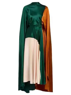 ROKSANDA Neolitsea Color-block Maxi Dress - Green