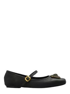 Kurt Geiger Pimlico Buckled Ballet Flats - Black