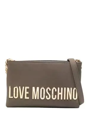 Moschino Logo Chain Mini Bag - Brown