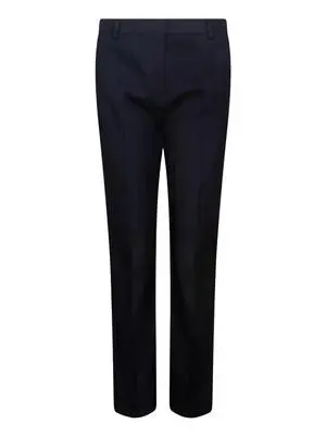 Max Mara Concealed-closure Trousers - Blue