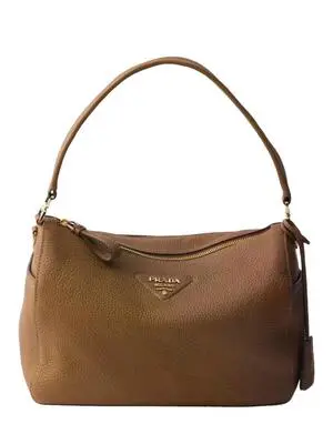 Prada Leather Shoulder Bag - Brown