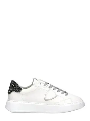 Philippe Model Temple Round-toe Sneakers - White