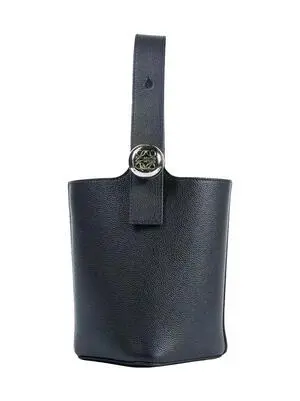 Loewe Pebble Mini Bucket Bag - Black