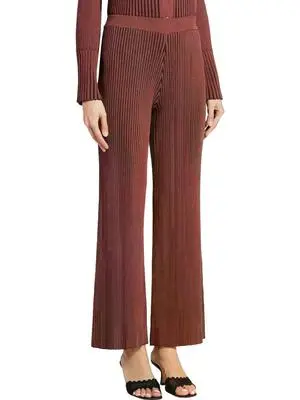 SIMONMILLER Val Ribbed Trousers - Brown
