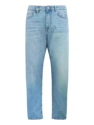 Philipp Plein Appliqué Jeans - Blue