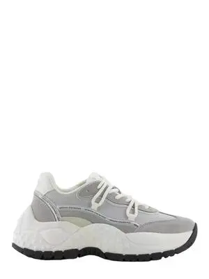 Armani Exchange Panelled Sneakers - Grey