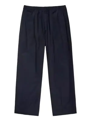 Officine Générale Nilson Drawstring Wide-leg Trousers - Blue