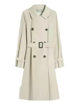 Max Mara Belted Raincoat - Neutrals