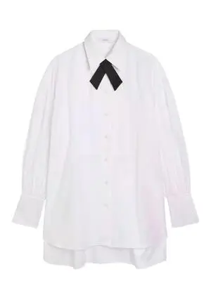 JOSEPH Ferrus Tie-detail Shirt - White