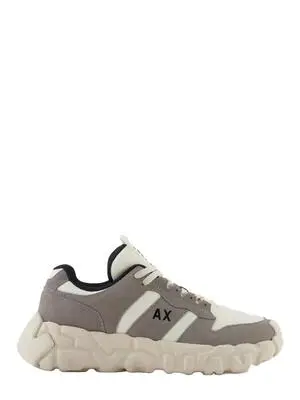 ARMANI EXCHANGE Striped Pattern Sneakers