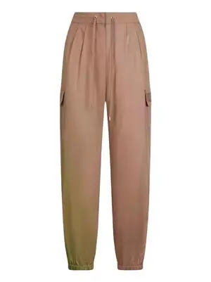 Liu Jo Drawstring Cargo Trousers - Neutrals